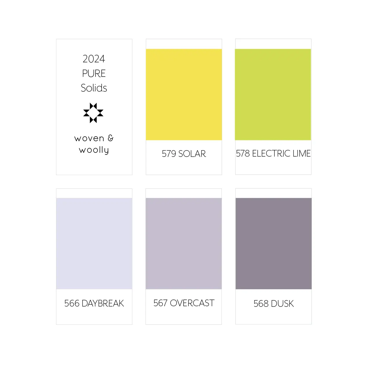 Art Gallery PURE Solids Color Chip Expansion Packs - Woven and Woolly